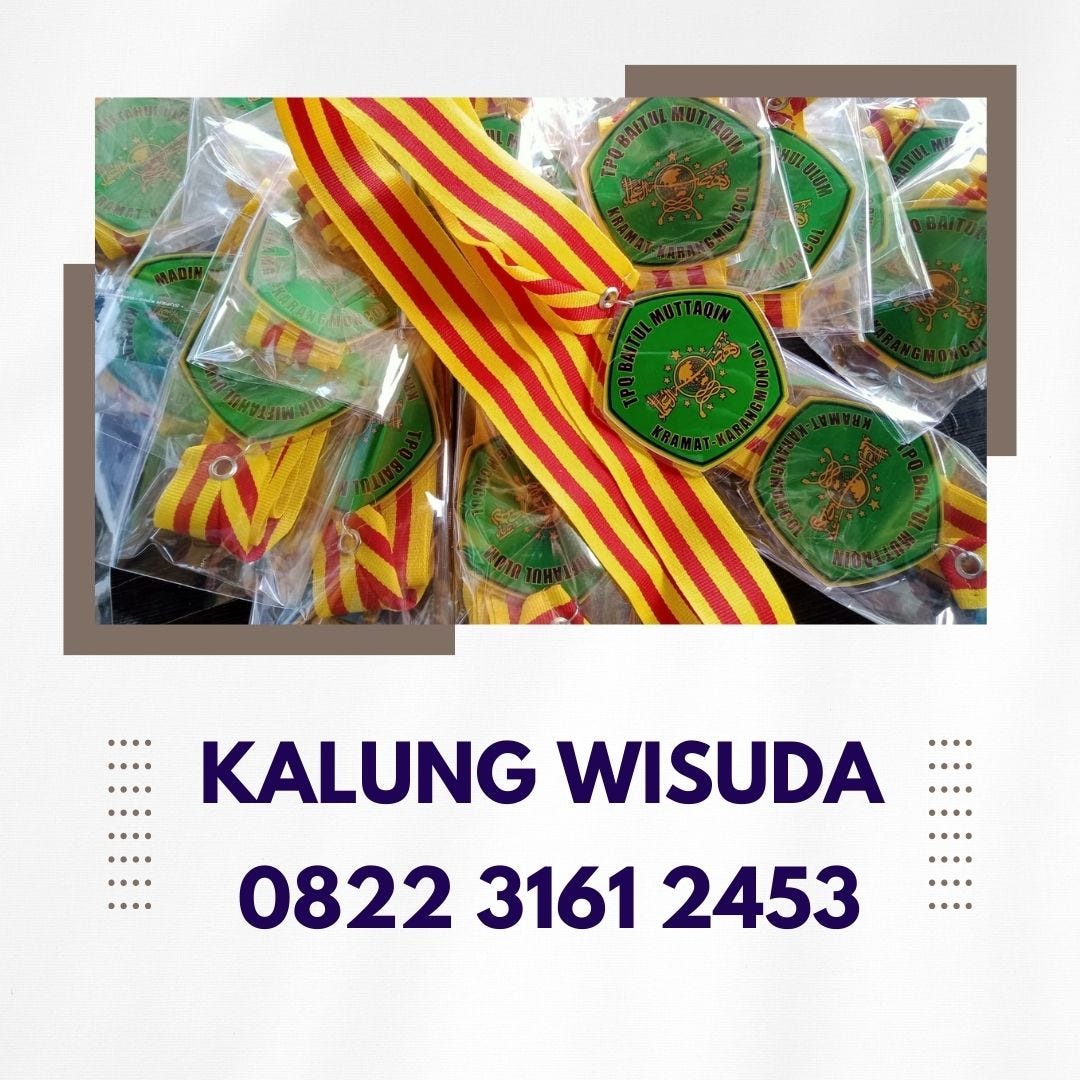 TERDEKAT-WA. O822 3161 2453 kalung snack wisuda Kedungwringin, Grosir ...
