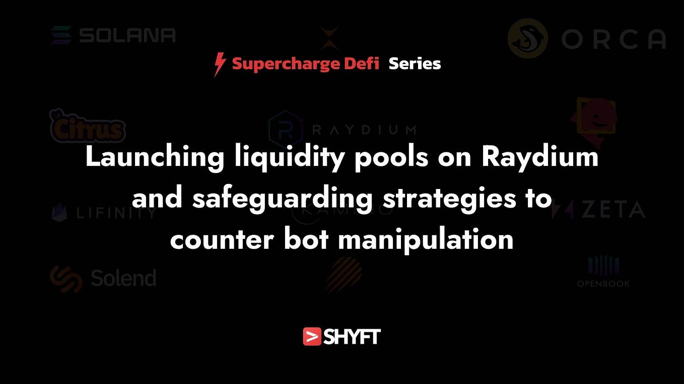 HOW TO CREATE A LIQUIDITY POOL ON SOLANA | by Jorge Rodríguez (Smithii ...