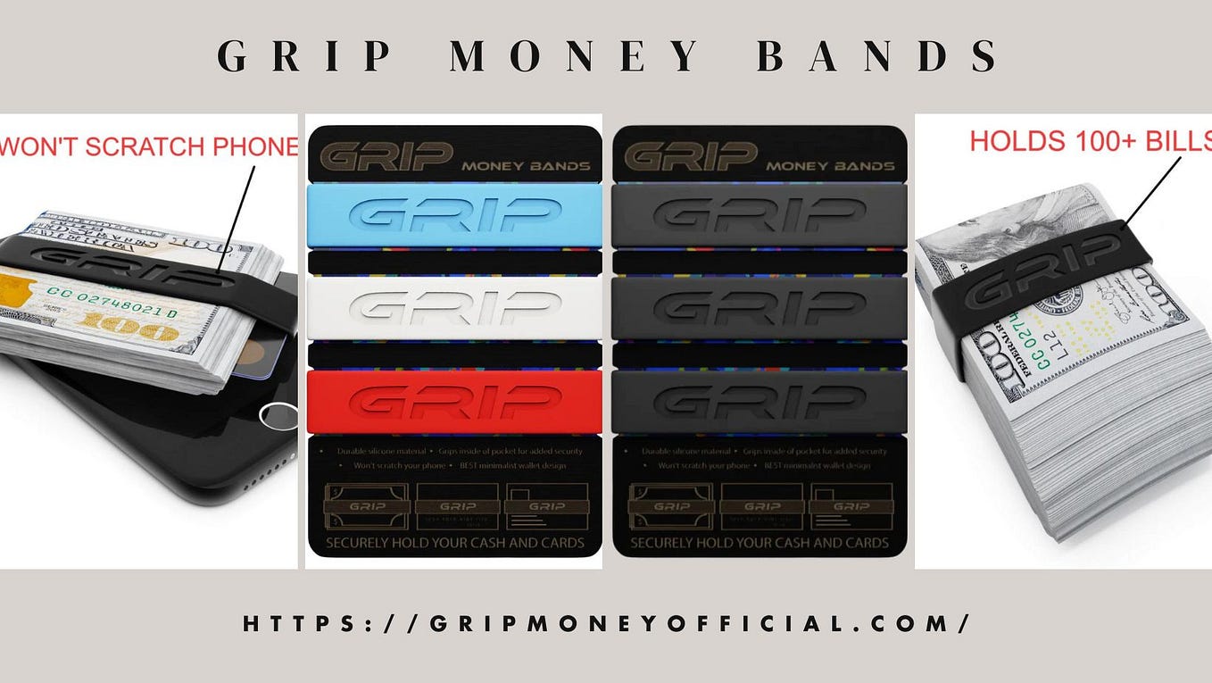 Discover Stylish Multi-Color Card Holder Bands for Sale | by Grip Money ...