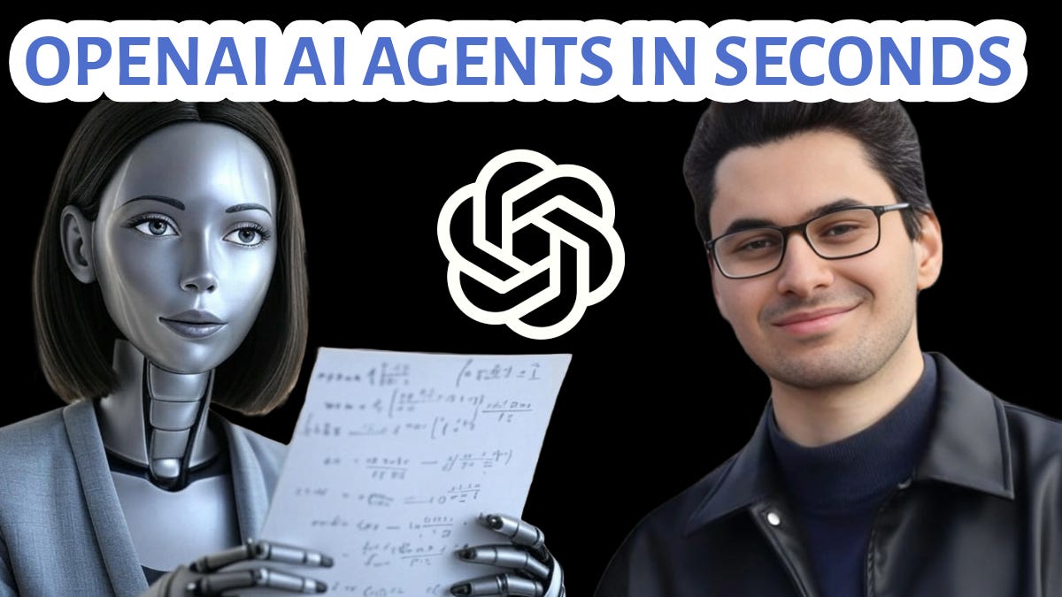 OpenAI Agents SDK [Explained] with Code Implementation | by Simranjeet Singh | Generative AI