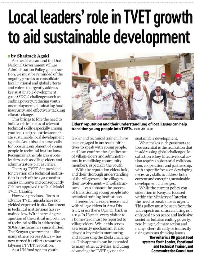 How TVETs can Catalyze Post Harvest Food Loss and Waste Reduction. | by ...