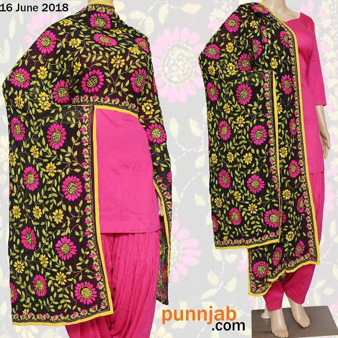 Phulkari Suits Manufacturers. In Punjab region, people wore cotton ...