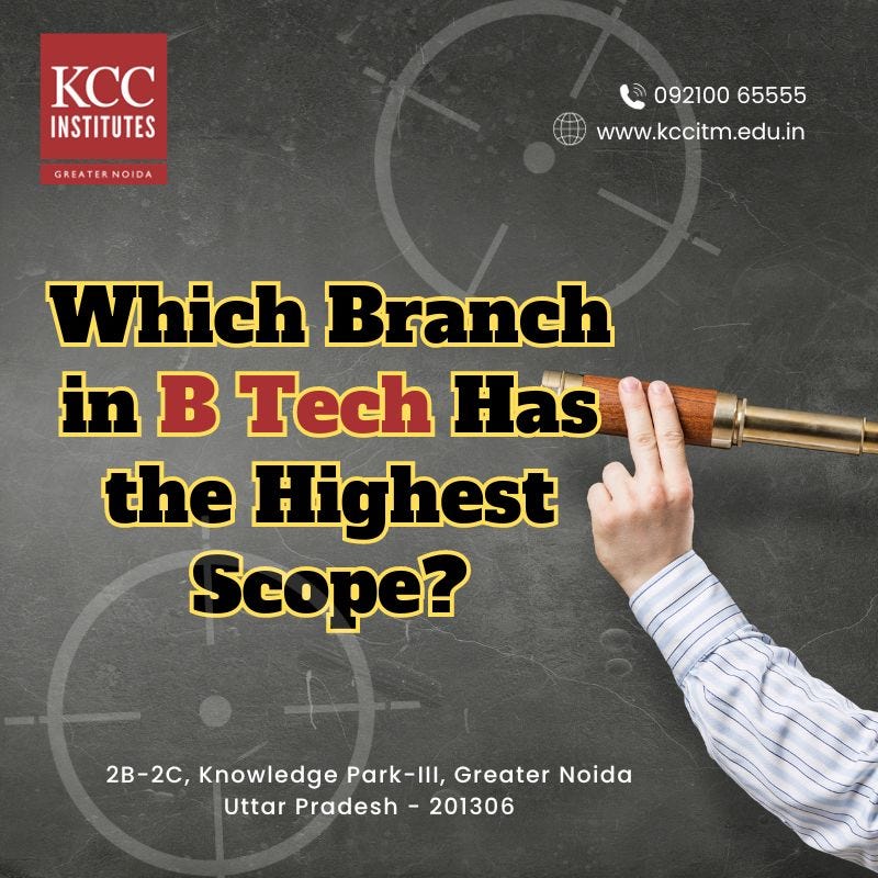 What is the scope of B. Tech CSE in AI and ML? | by KCC-ITM | Medium