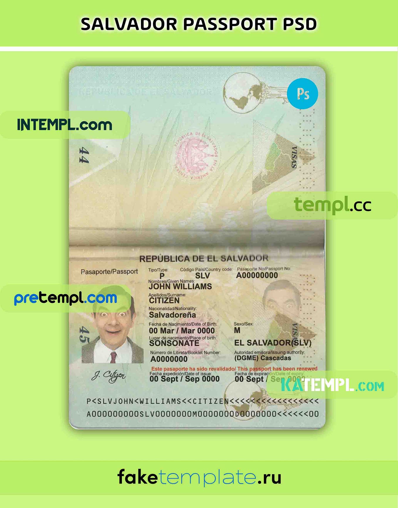 Saudi Arabia passport PSD download template | by Intempl | Sep, 2023 ...