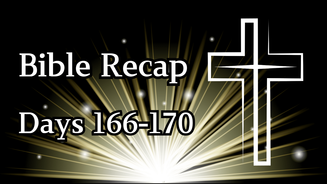 Bible Recap Notes: Days 176-180. What is this? Here is an explanation ...