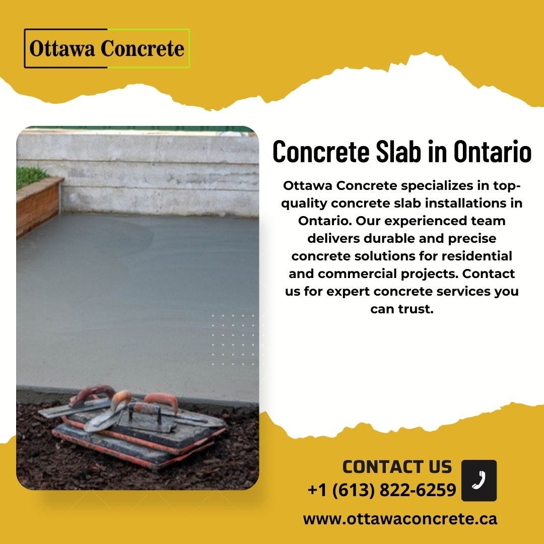 Concrete Slab in Ontario | Ottawa Concrete - Concreteottawa - Medium