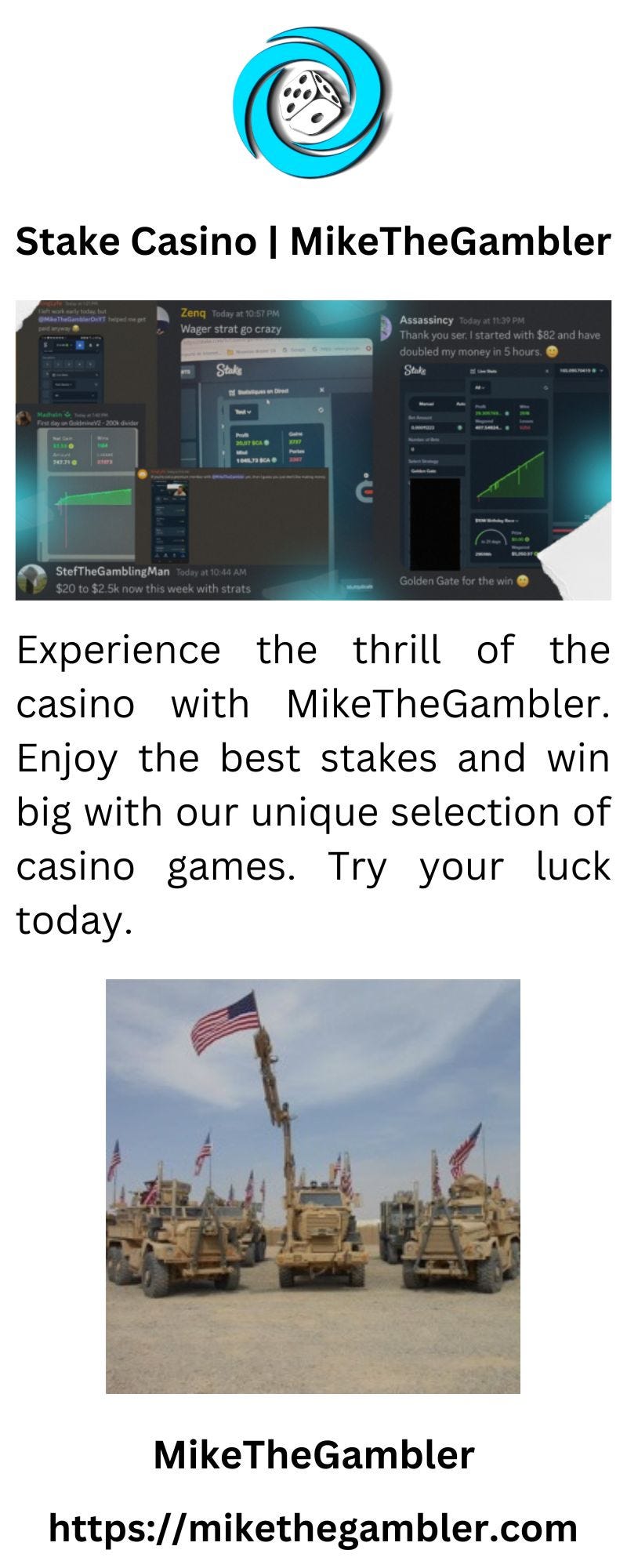 Stake Wager Strategies | MikeTheGambler - MikeTheGambler - Medium