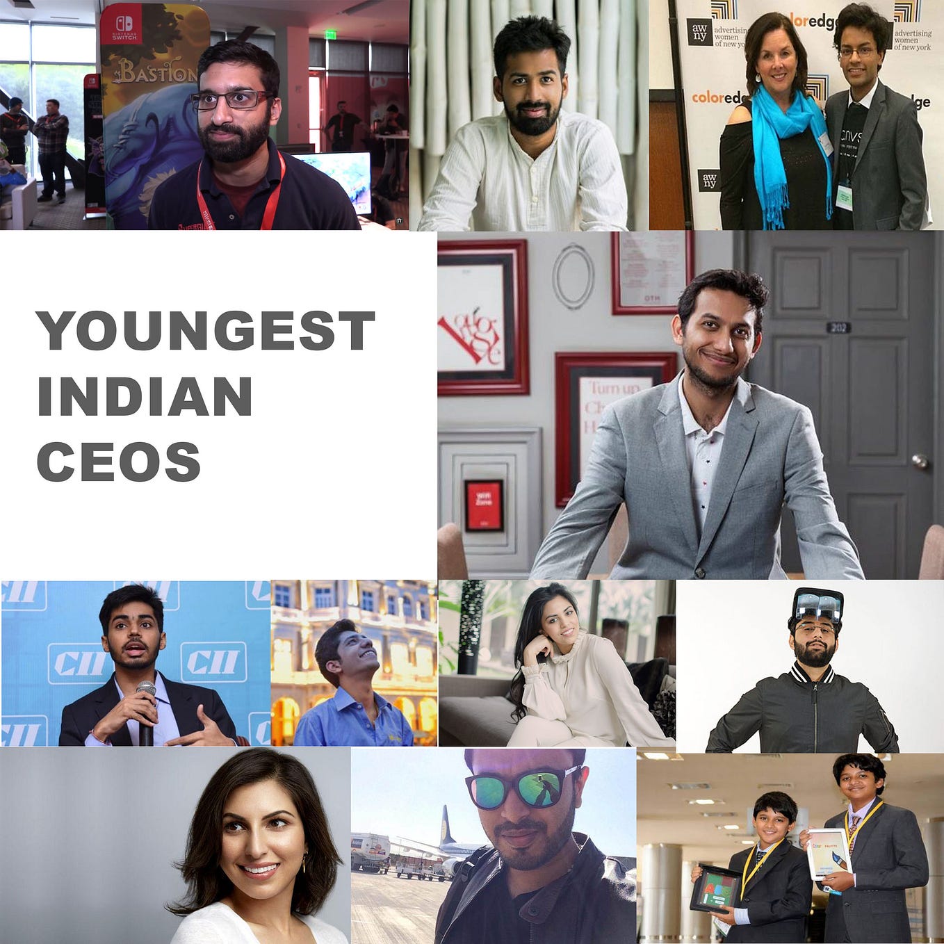 LIST OF YOUNGEST INDIAN CEOS AND ENTREPRENEURS IN INDIA | by ...