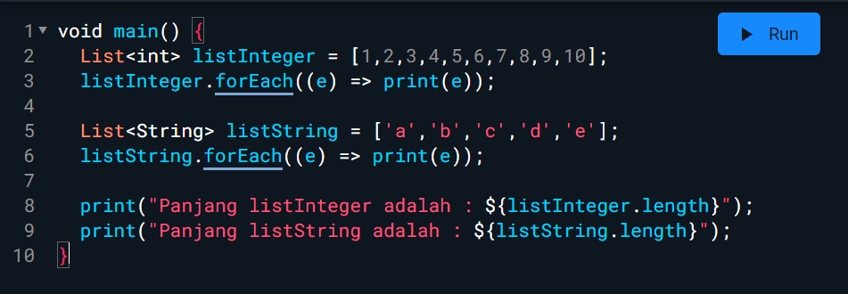 Mengenal Control Flow, Collection, dan Operator dalam Dart | by Amebsyrhl | Medium