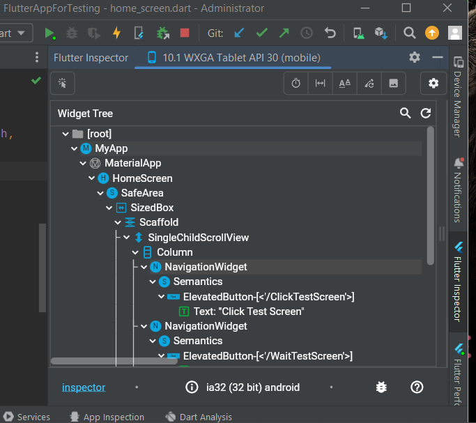 Flutter Integration Automated Test Using Appium — 3 Native Element