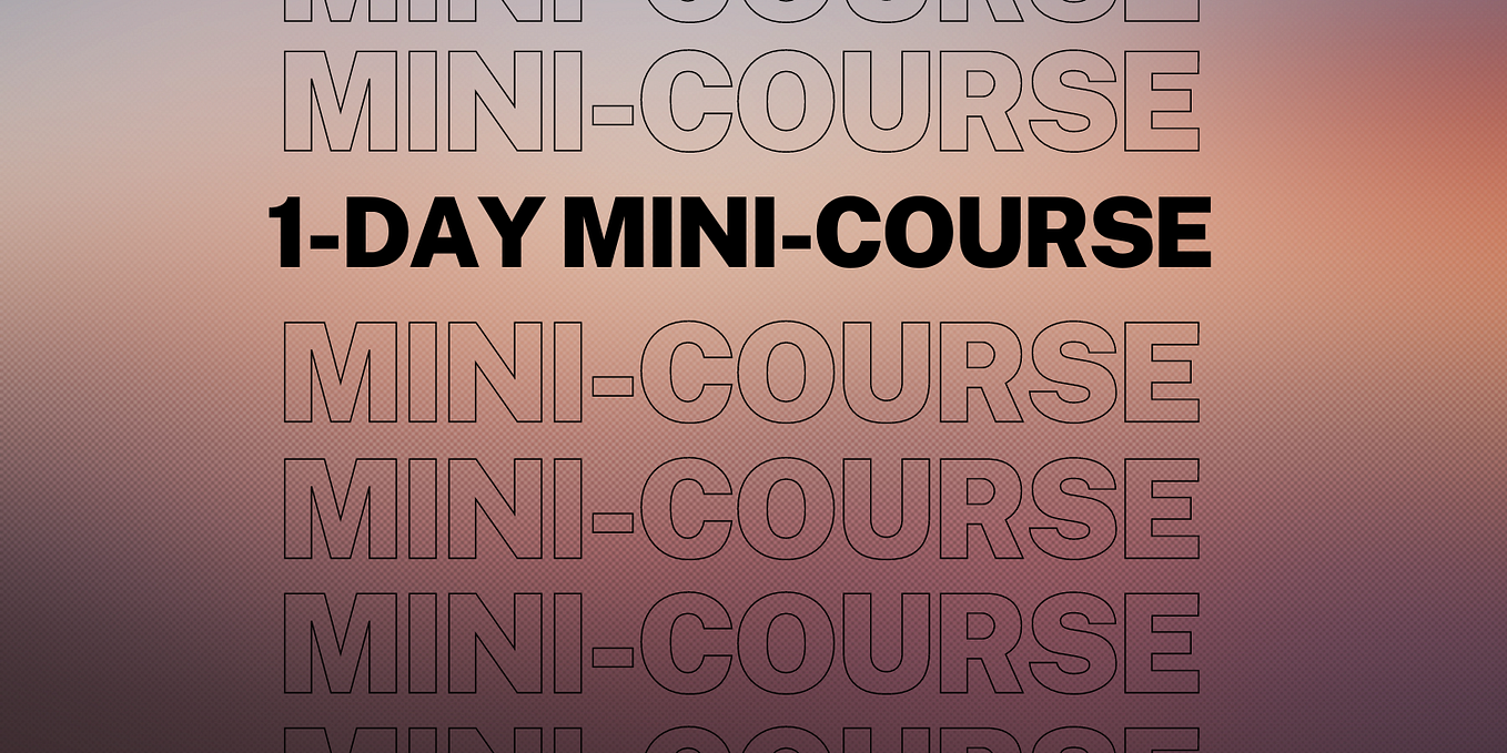 A One-Day Mini-Course: What Strategies Can Help Me Overcome ...