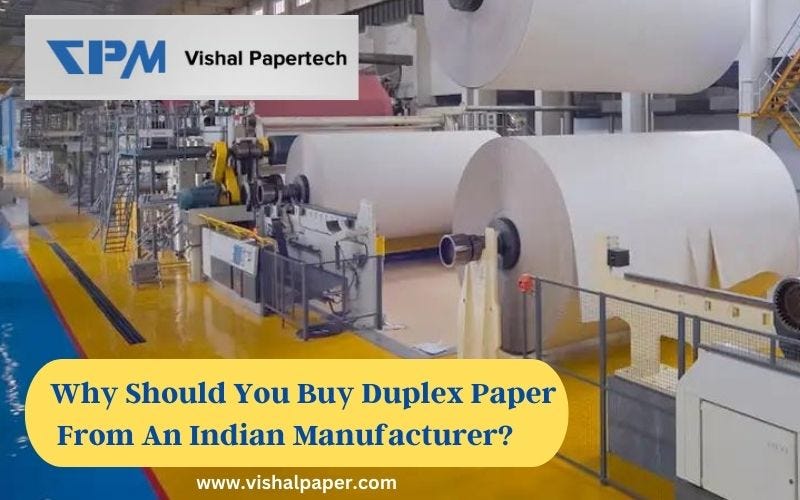 Top 4 Benefits of Duplex Paper Board — A Brief Guide From Vishal ...