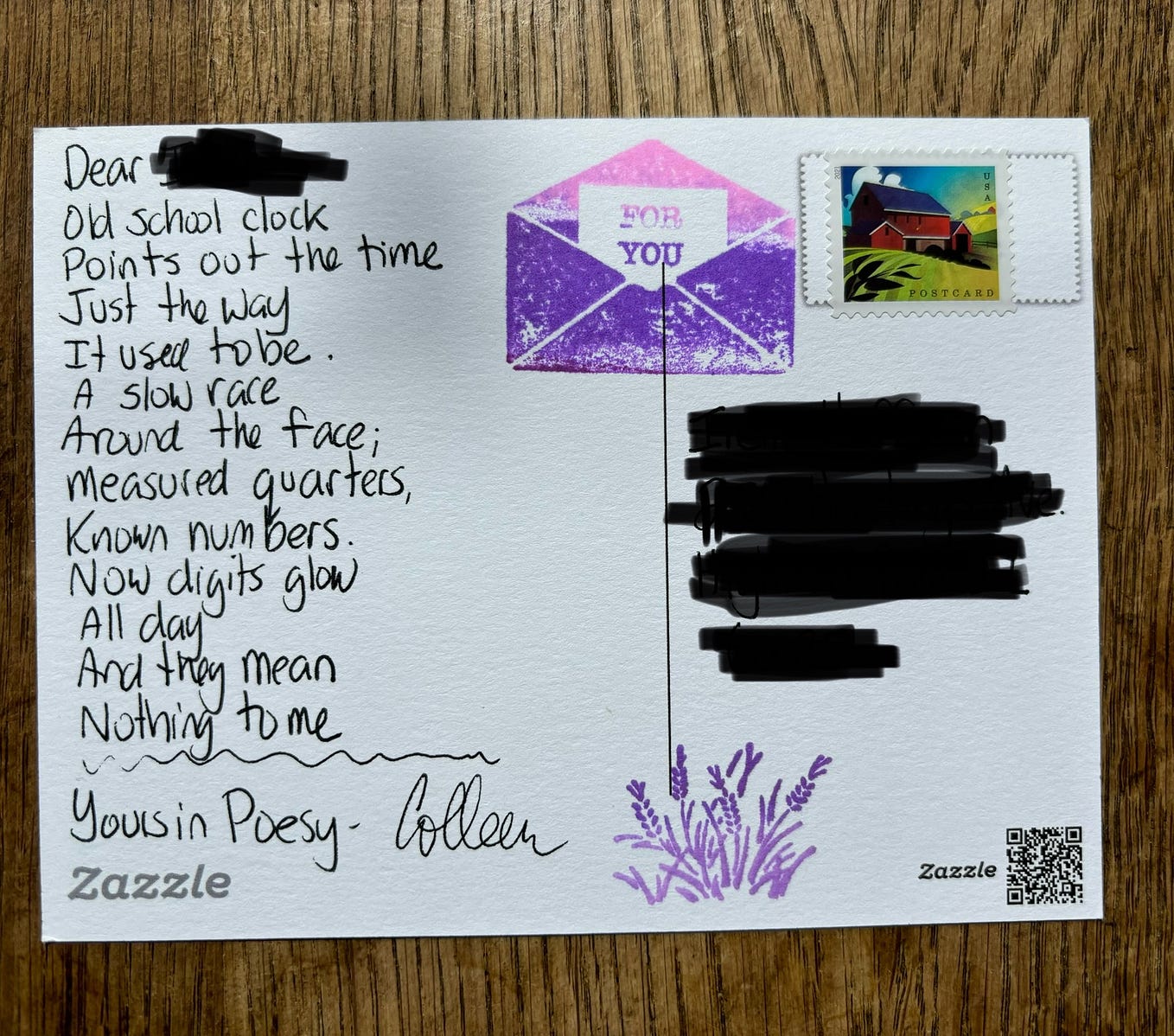 Poetry Postcards - Colleen McManus Hein - Medium