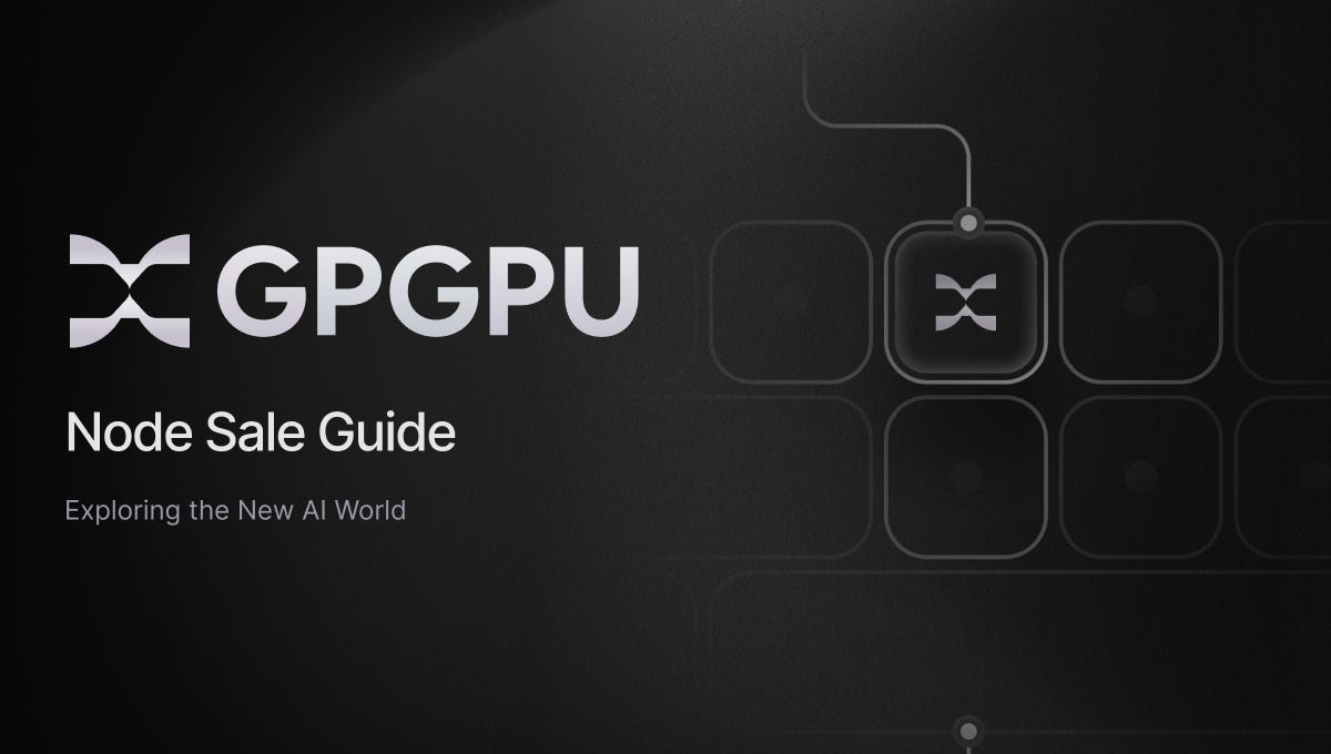 GPGPU Node Sale Guide. GPGPU : 분산화 GPU 클라우드 | by GPGPU.ai | Jul, 2024 | Medium
