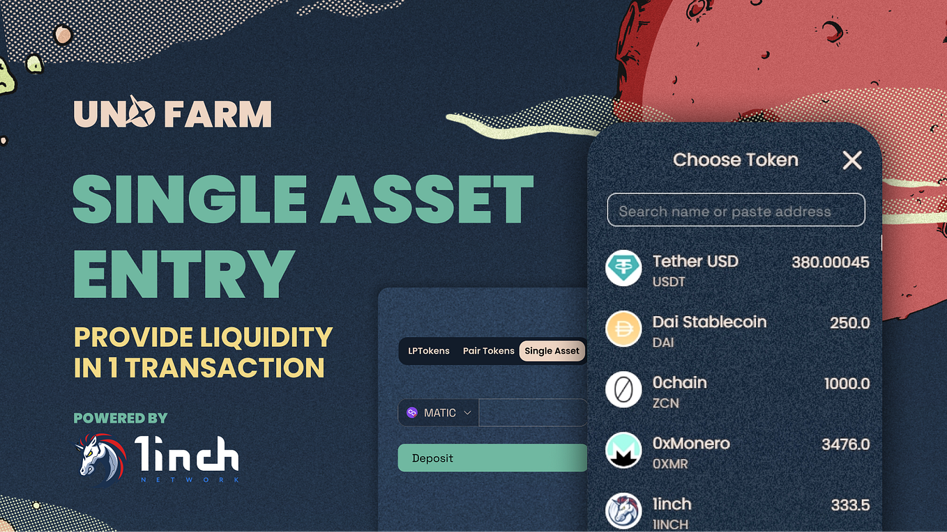 UNO.farm integrates LI.FI’s Widget | by UnoFarm | Medium