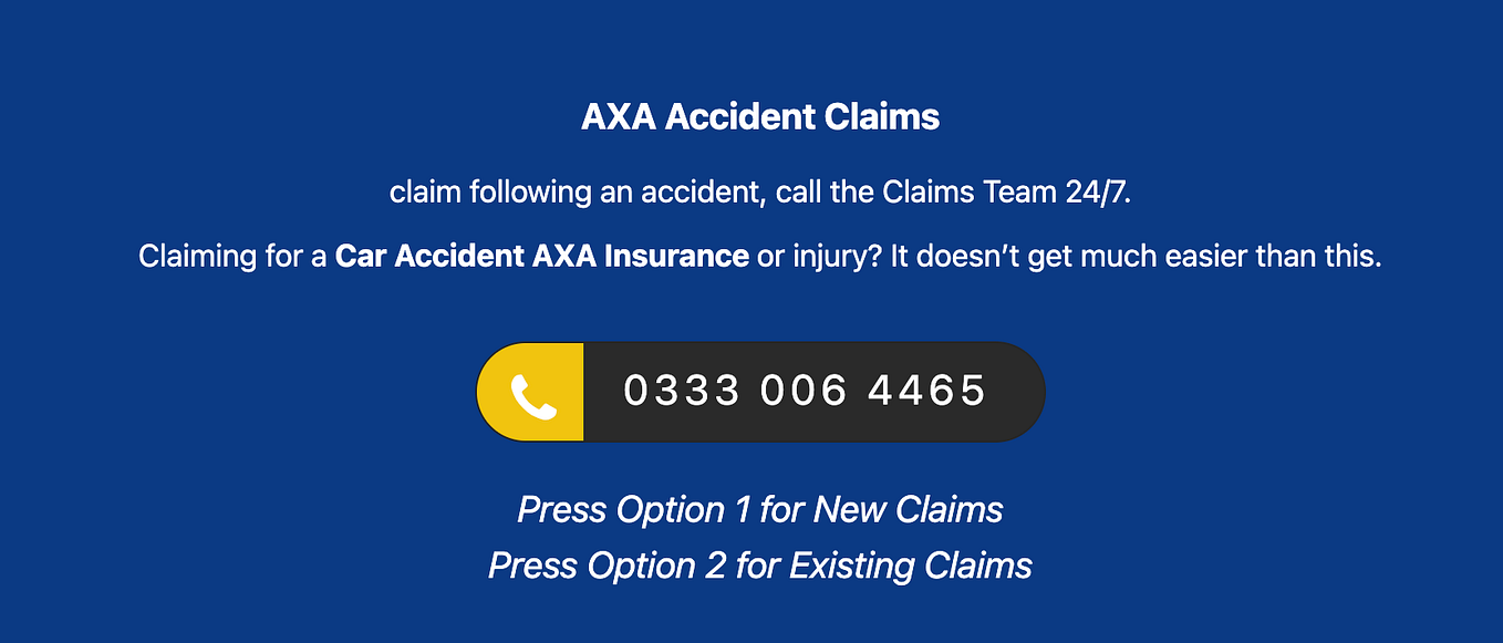 AXA Claim Reporting Line — Report Your Claim Hassle-Free | by ...