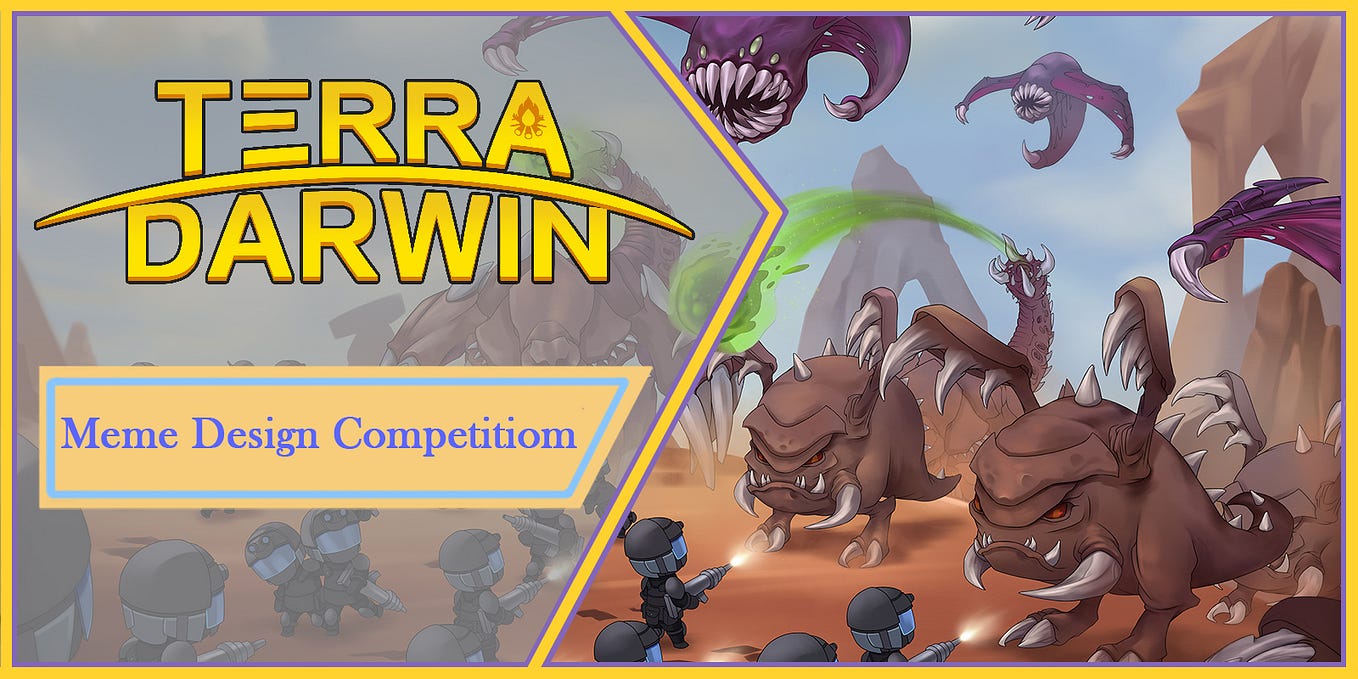 👺 TerraDarwin Meme 设计比赛 - Terra Darwin 🚀起源 (💙,🧡) - Medium