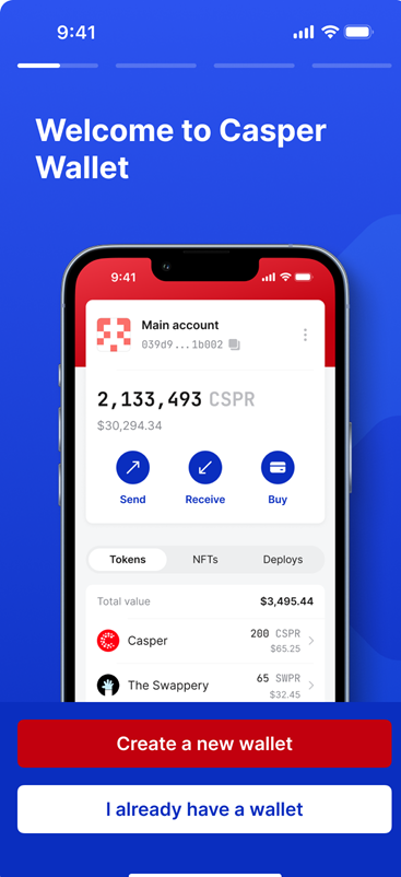 The Casper Wallet mobile app officially launches for iOS and Android | by A. Nelson | CSPR Suite ...
