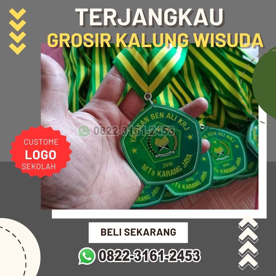 BARU-WA. O822 3161 2453 kalung untuk wisuda Semali, Grosir Medali ...