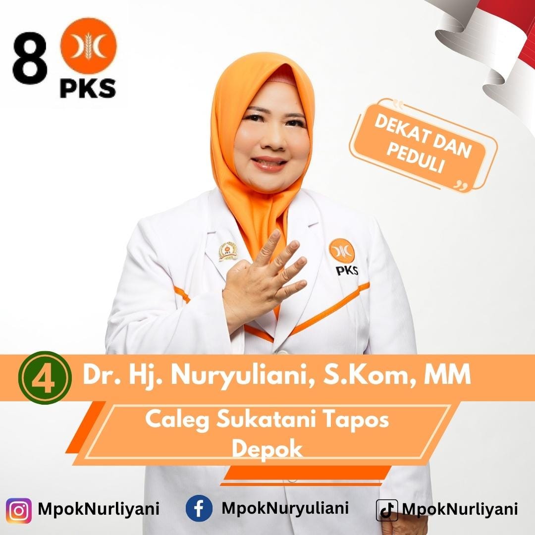 PRIBUMI, Dr Hj Nuryuliani Caleg Tapos Depok - Caleg Sukatani Tapos Depok - Medium