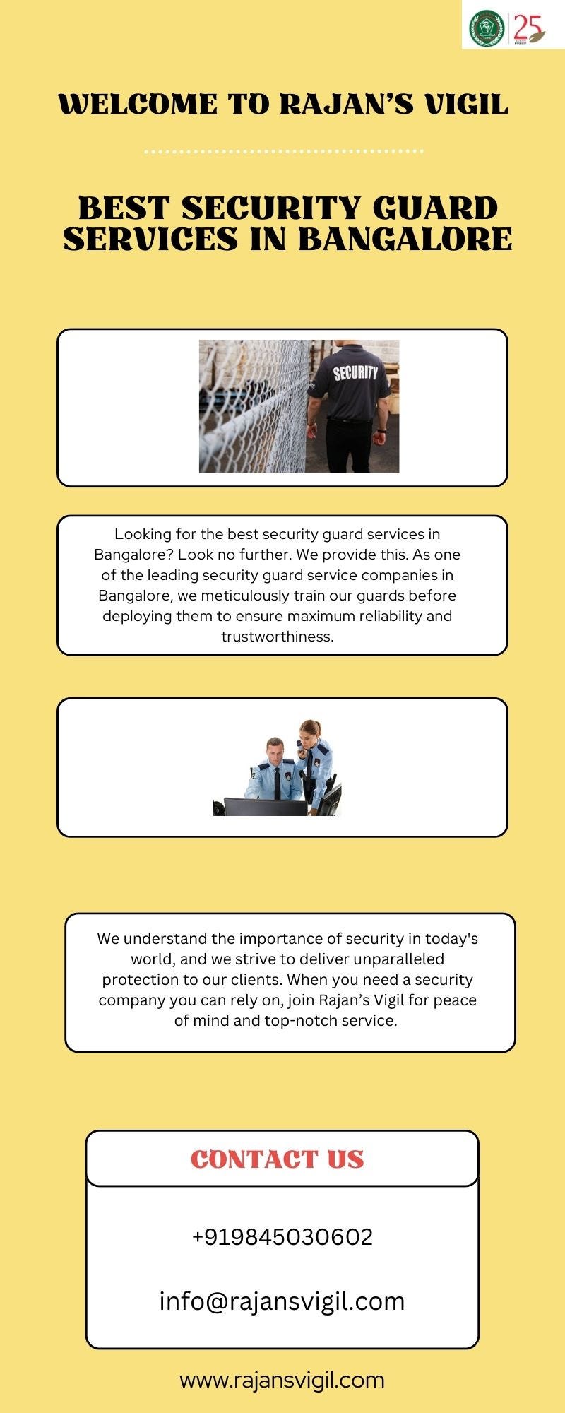 Security Guard Services Company: Rajan’s Vigil - Rajansvigil - Medium