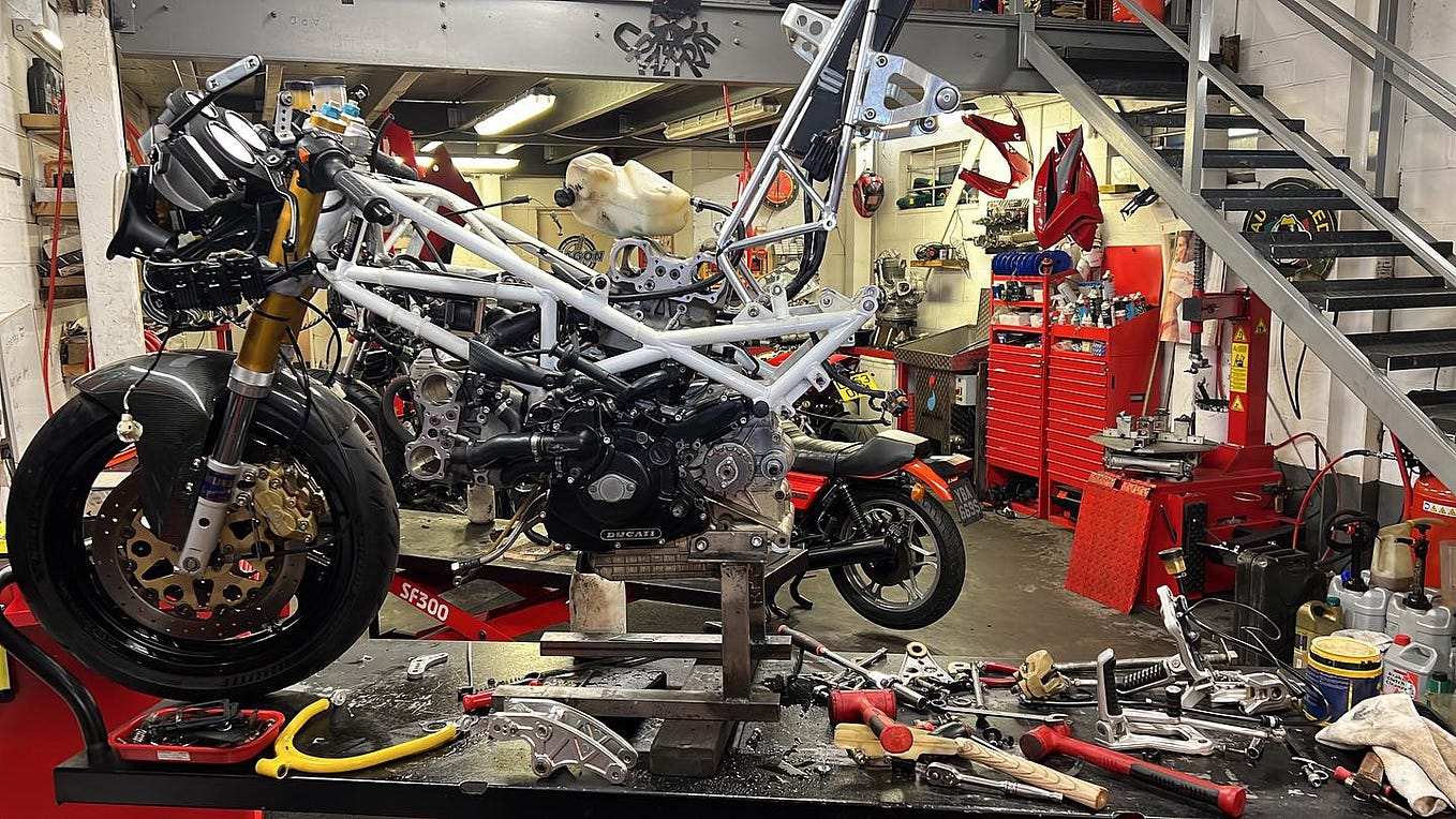 Ducati Recommission London - Ray Petty Meccanica - Medium