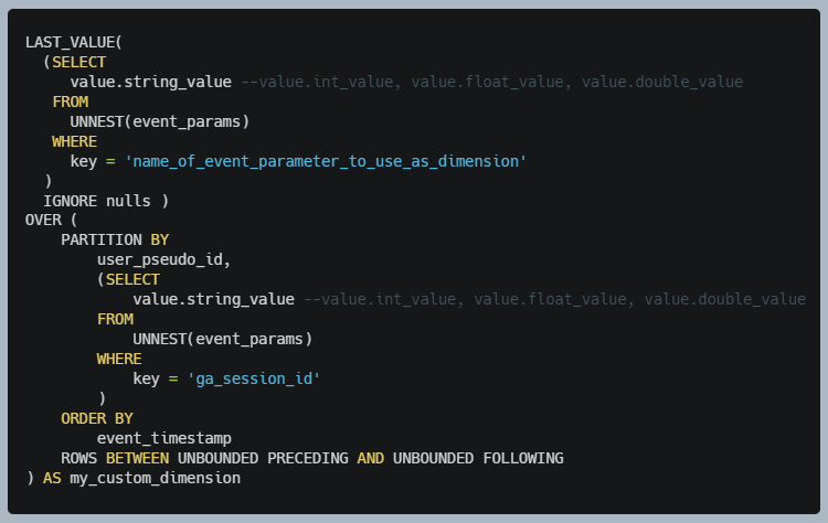 How to get GA4 session level traffic source attribution in BigQuery ...