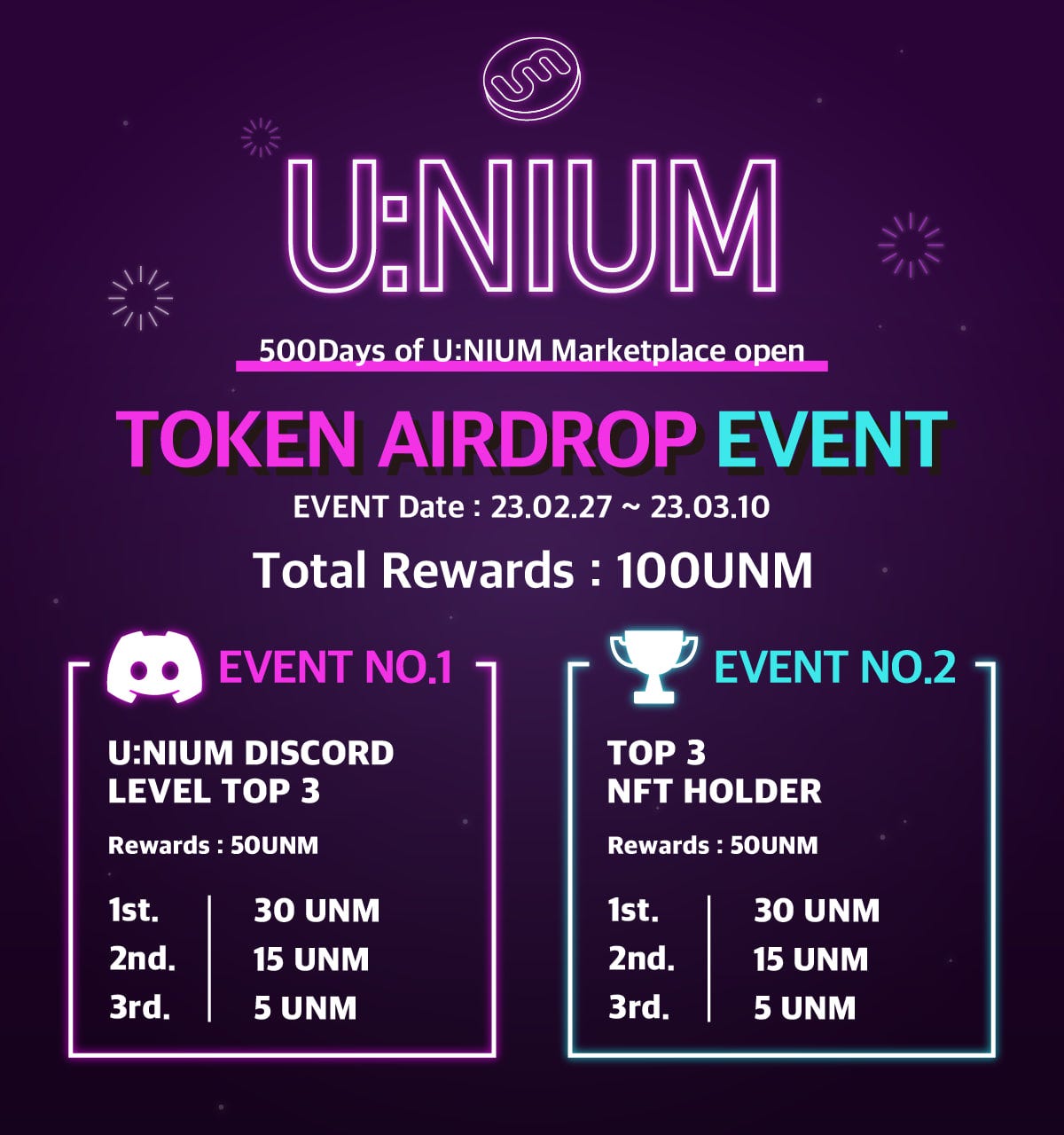 UNIUM Metaverse [UNIVERSE] Mini-Game Event | by UNIUM_official | Nov ...