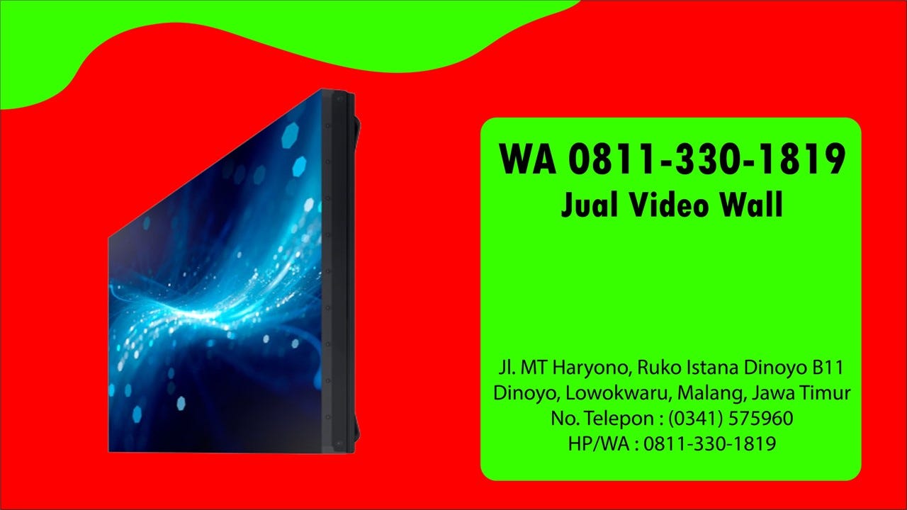 WA 0811 330 1819, Jual Video Wall 4K Malang | by ...