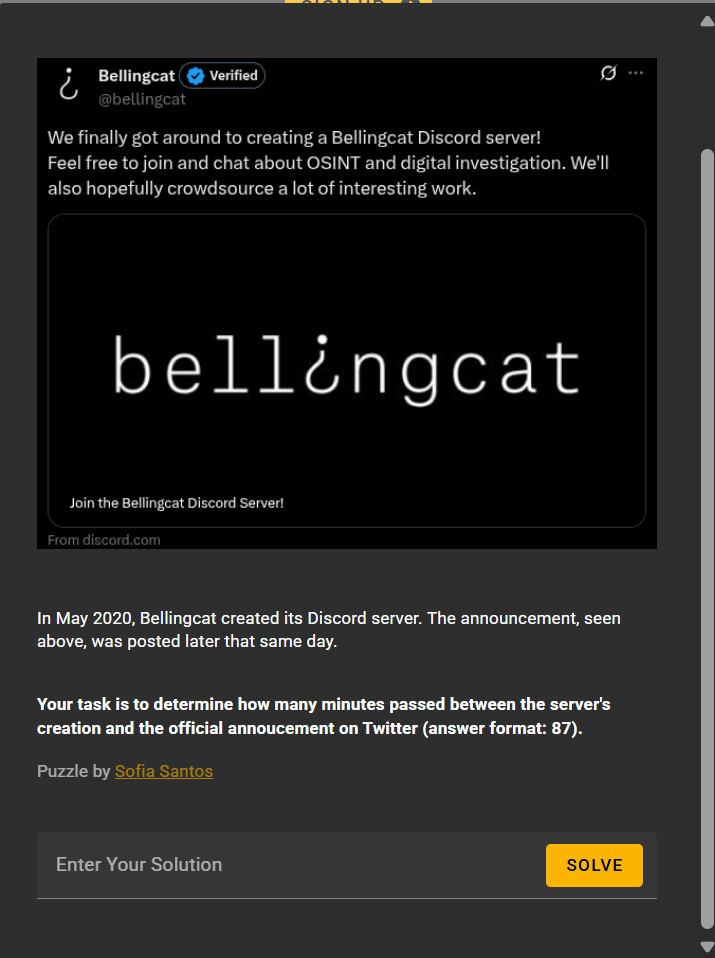 Solving Bellingcat’s “Back in Time” OSINT Challenge Set — Part 1 | by GeoHooper | Medium