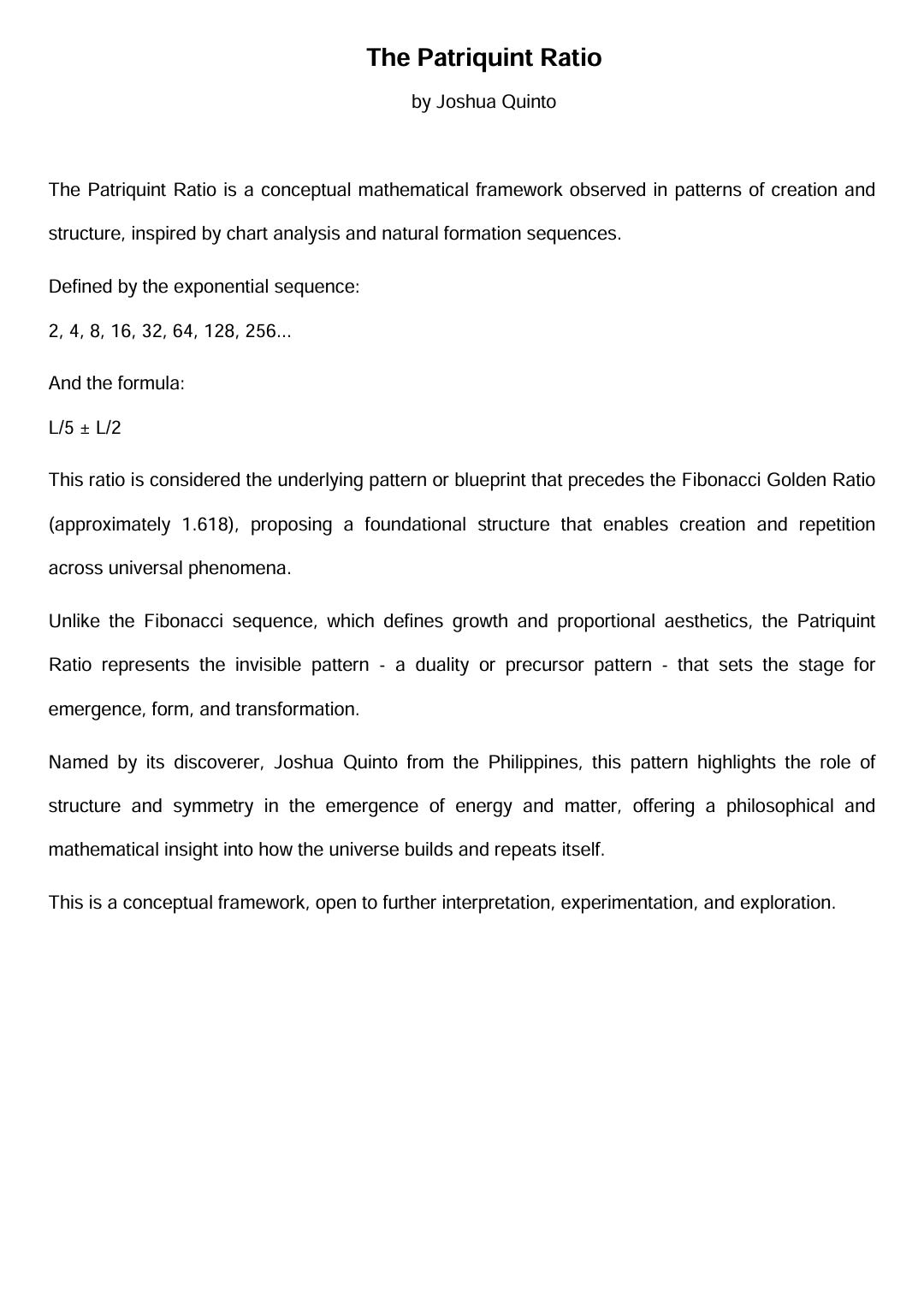 "The Block Percentage system (BPS) comes from chart which I developed a ...