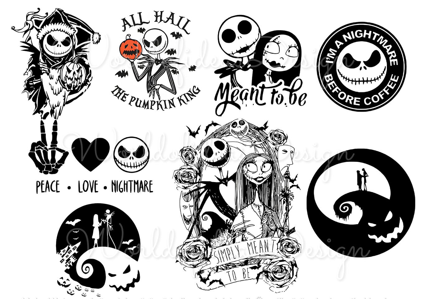Creepy Christmas SVG/PNG files, Gothic Christmas svg, Scary Christmas ...
