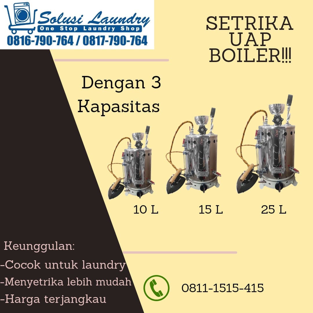 TERBAGUS!!!! WA 08151818415 MESIN BOILER LAUNDRY KAPASITAS 25L - Prastioanang - Medium