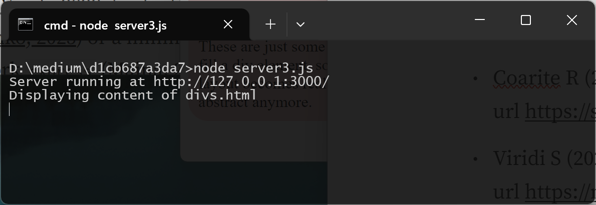 My first web server. Begin the journey with Node.js | by Sparisoma ...