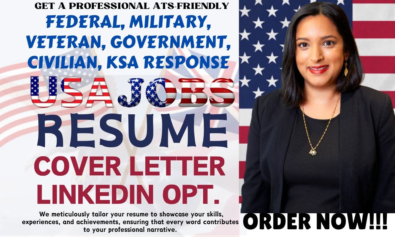 I will write federal resumes for USA jobs, veteran, military, executive ...