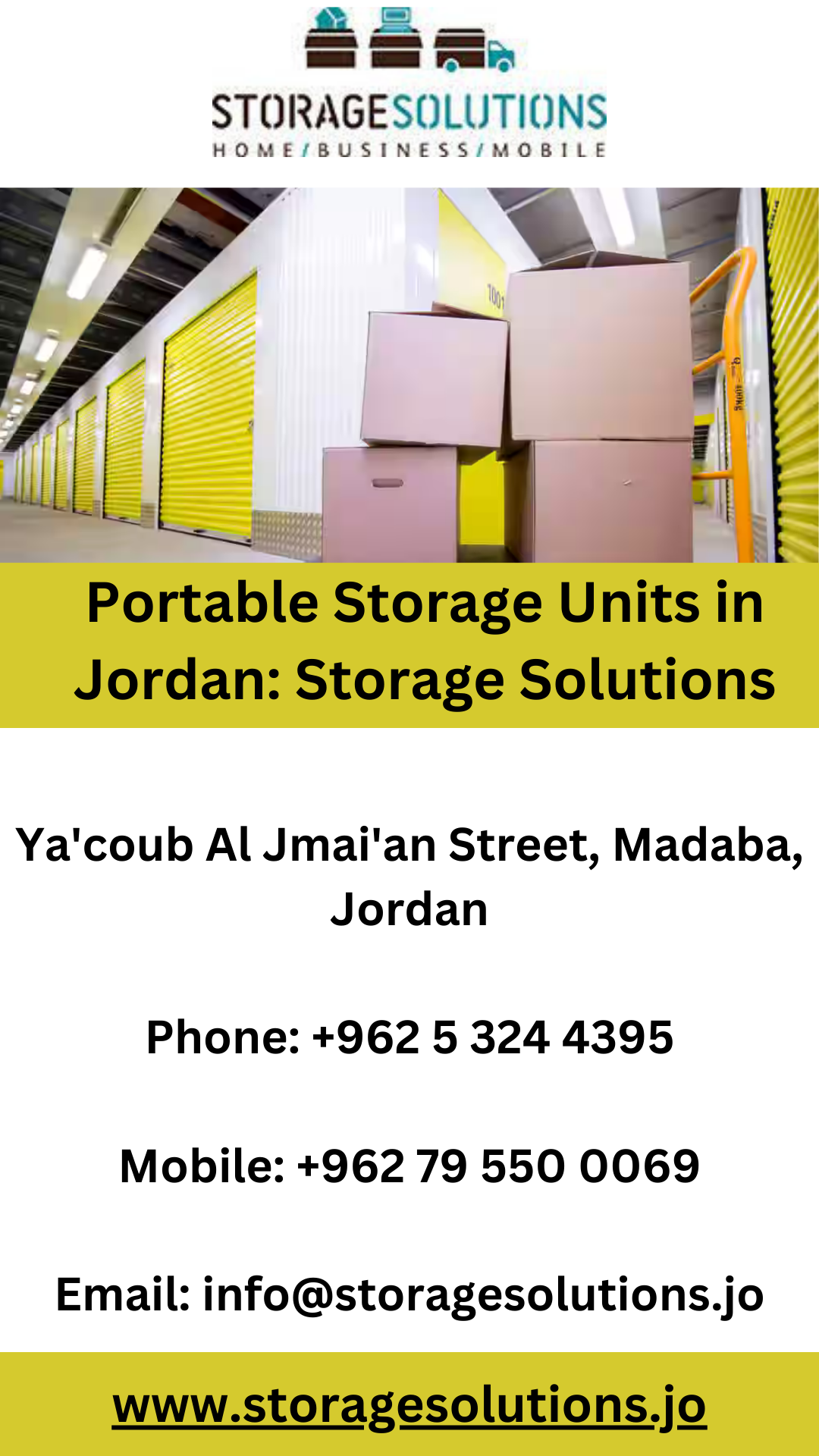 Portable Storage Units in Jordan — Safe, Flexible & Affordable ...