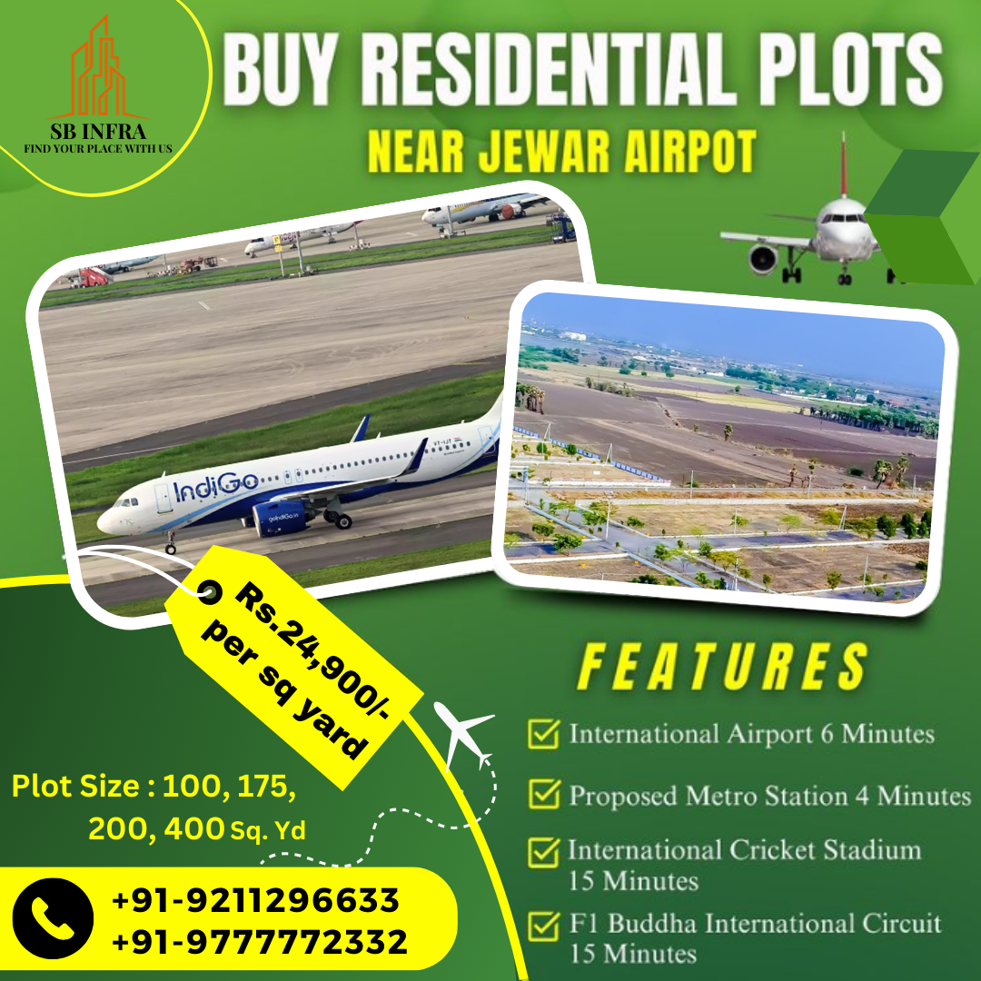 Invest in Residential Plots Near Jewar Airpor - Sb-Infra - Medium