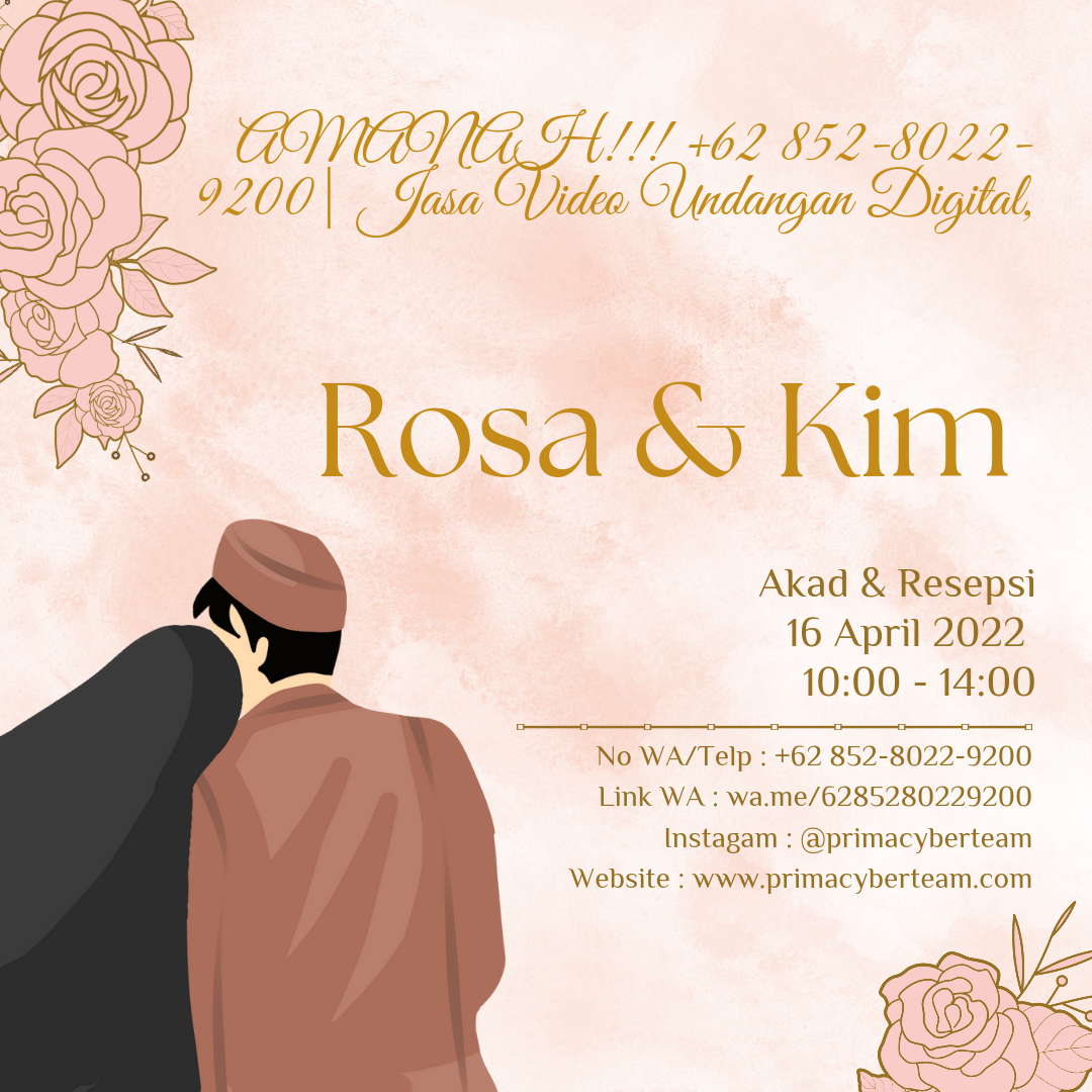 AMANAH!!! +62 852-8022-9200| Jasa Pembuatan Undangan Pernikahan Digital ...