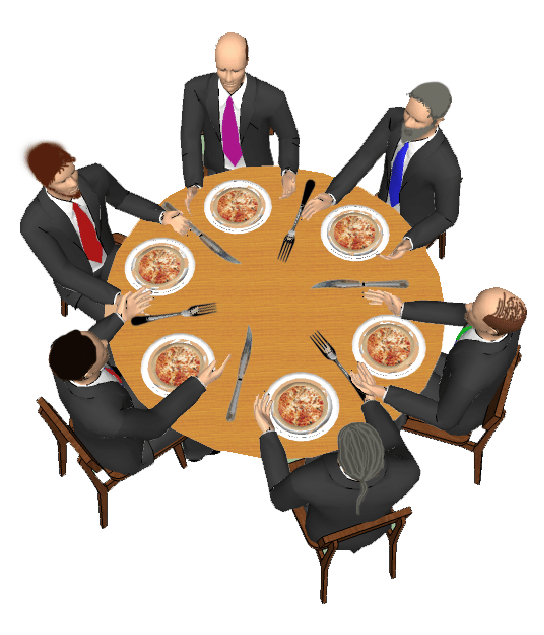 The Dining Philosophers Problem Solution in C | by Ana | The Startup ...