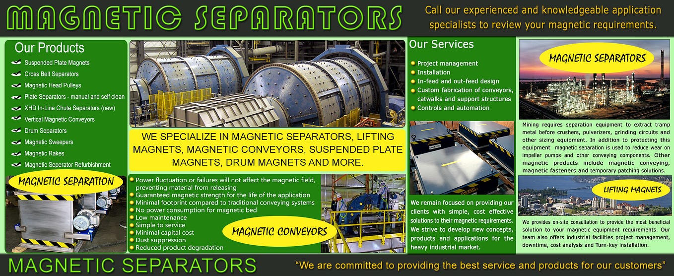 Magnetic Separation. Magnetic Separators have been used in a… | by ...