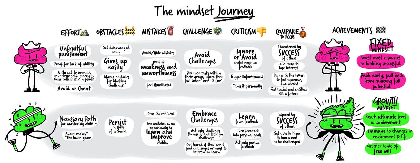 Fixed vs. Growth Mindset — beliefs that shape your life | by Aviran ...