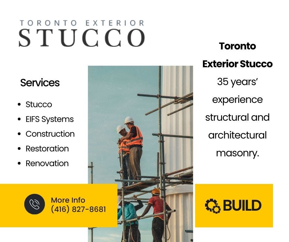 Toronto Exterior Stucco Contractor & Repair — Serving Toronto & the GTA ...
