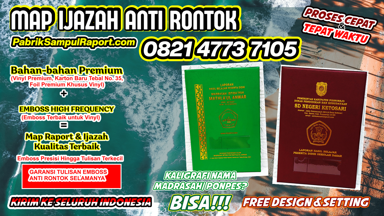 0821–4773–7105 Map Raport Polos Sampul Ijazah di Blora | by ...