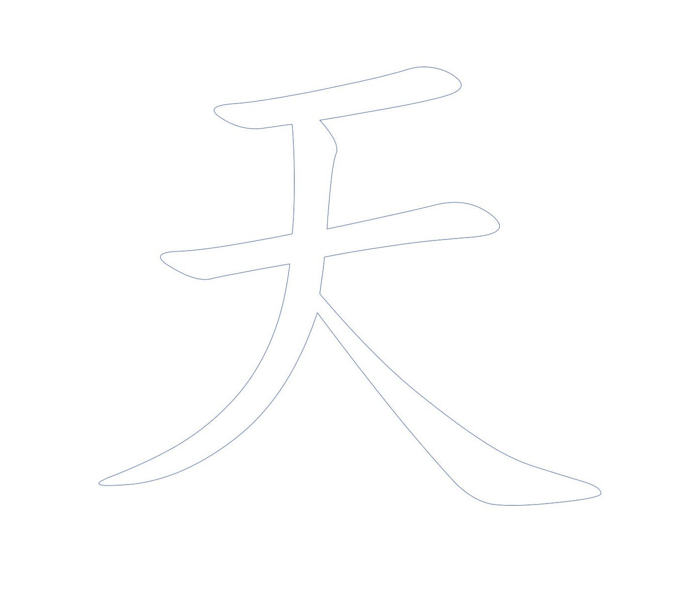 Writing A Traditional Chinese character — People | by MM | Medium