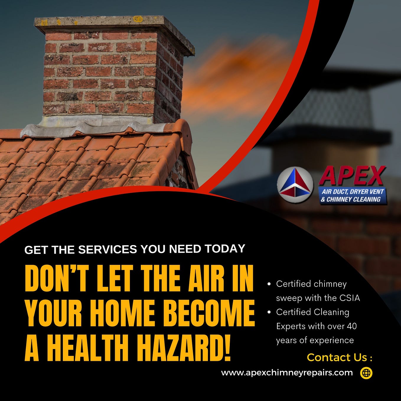 Apex Chimney Repair. Apex Air Duct Cleaning & Chimney… | by Apex Air ...