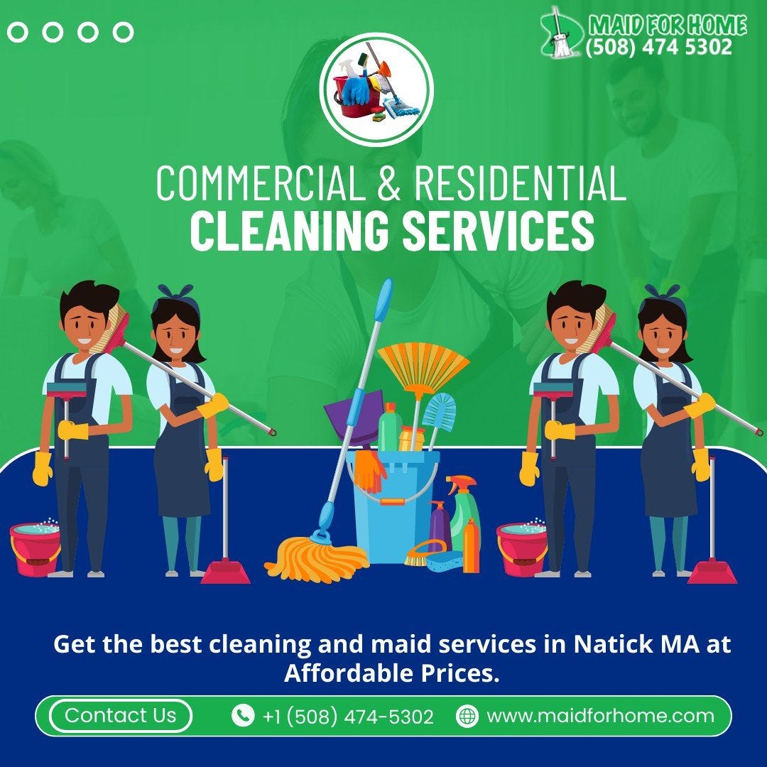 Natick’s Professional Cleaning Company - Maid for home - Medium