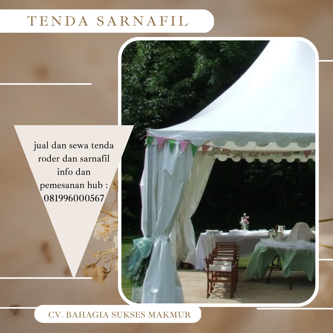 spesifikasi tenda sarnafil - rini agustin - Medium