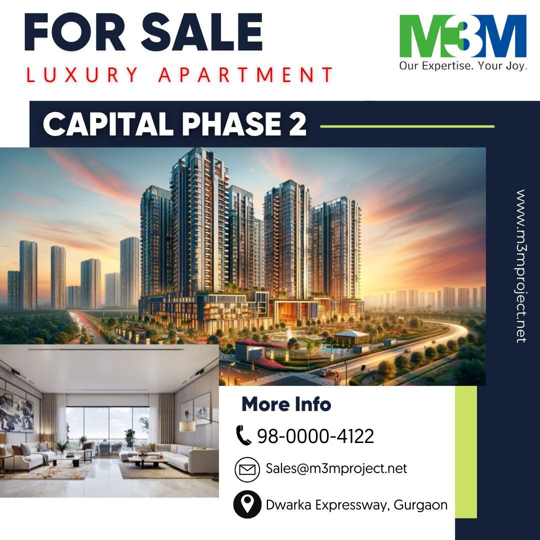 Unlocking the Potential: M3M Capital Phase 2 and the Charm of M3M ...