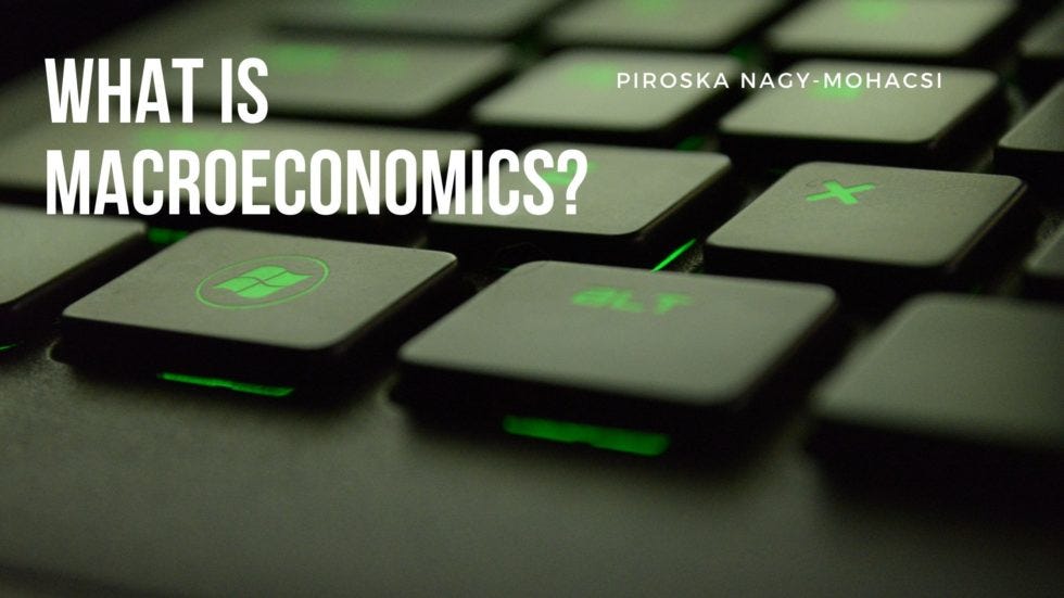 4 Resources to Learn More About Macroeconomics | by Piroska Nagy ...