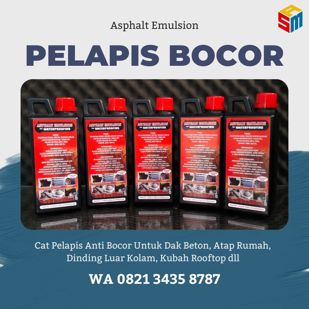 Aspal Cair Cat Pelapis Anti Bocor Yang Terbaik Untuk Dak Beton | by ...